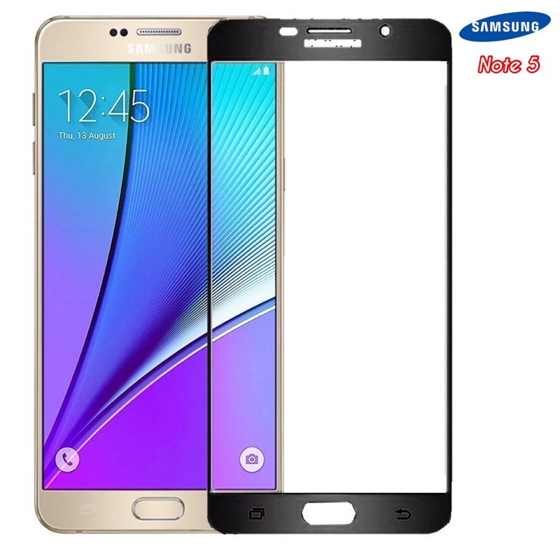Tempered Glass For Note 4 5 S7 A5 A7 2016 A9 2015 Fulll Screen HD Screen Protector | Shopee Malaysia