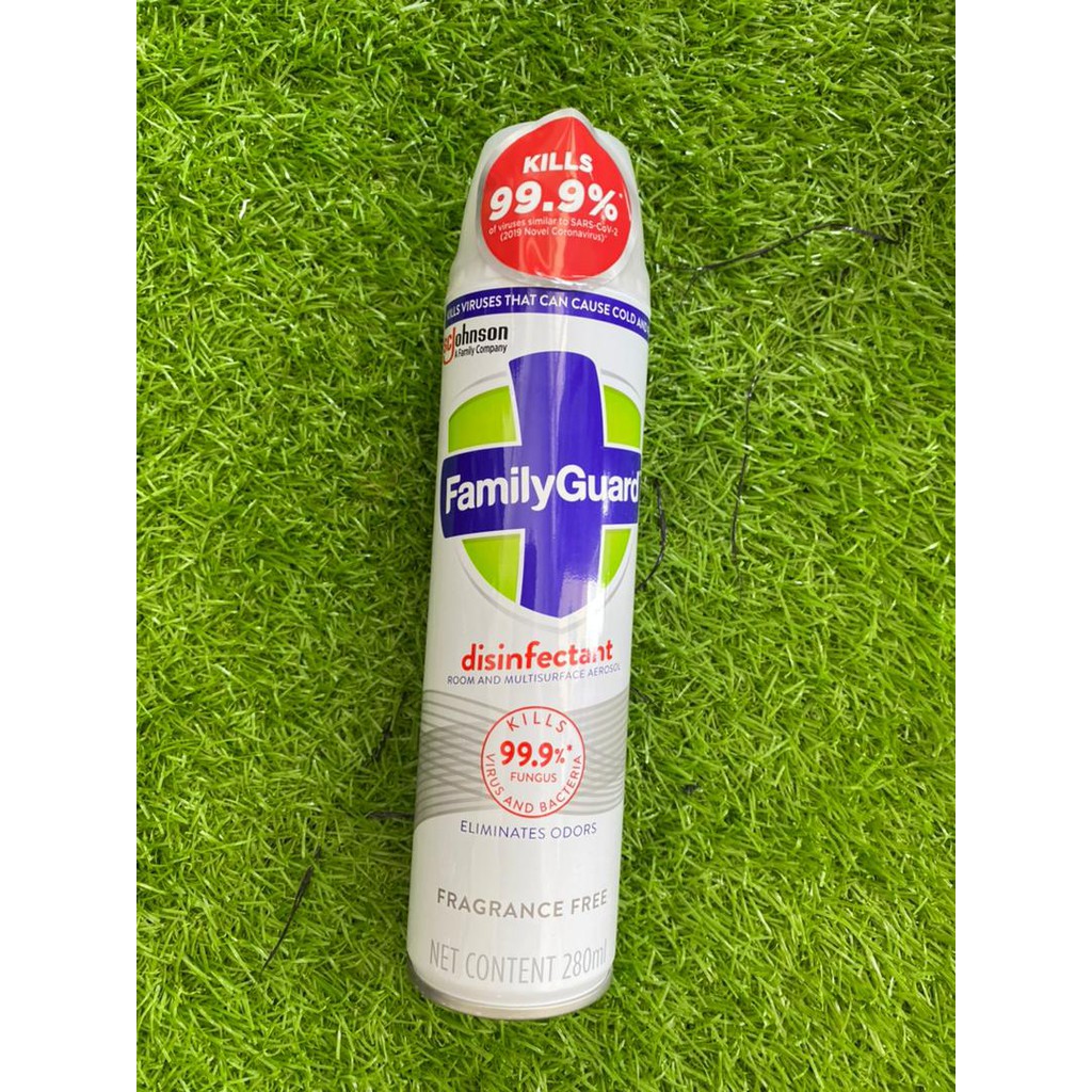 FAMILY GUARD DISINFECTANT SPRAY FRAGRANCE FREE 280ML | Shopee Malaysia