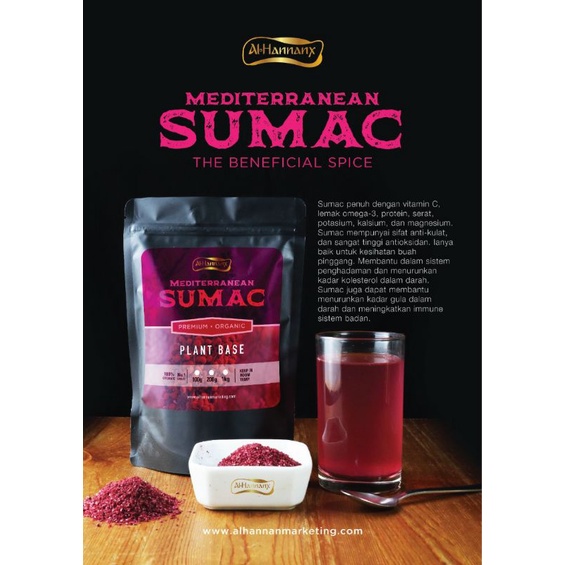 SUMAC POWDER (100% DARI TUMBUHAN SEBENAR) | Shopee Malaysia