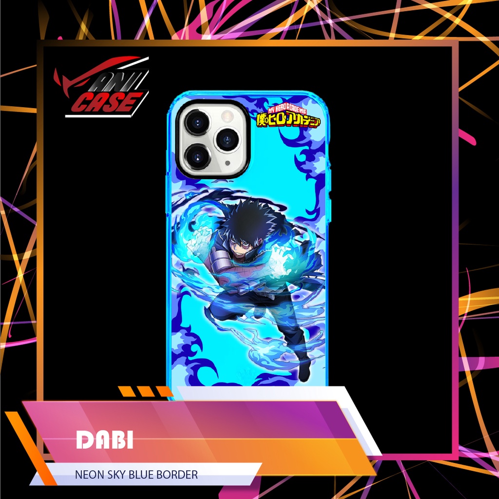 [BOKU HERO ACADEMIA] DABI NEON BORDER CASE DESIGNATED BUMPER CASE ...