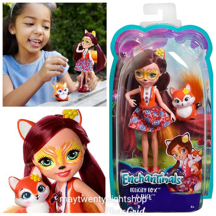 Enchantimals Felicity Fox Foxes; Flick Original Mattel / Barbie ...
