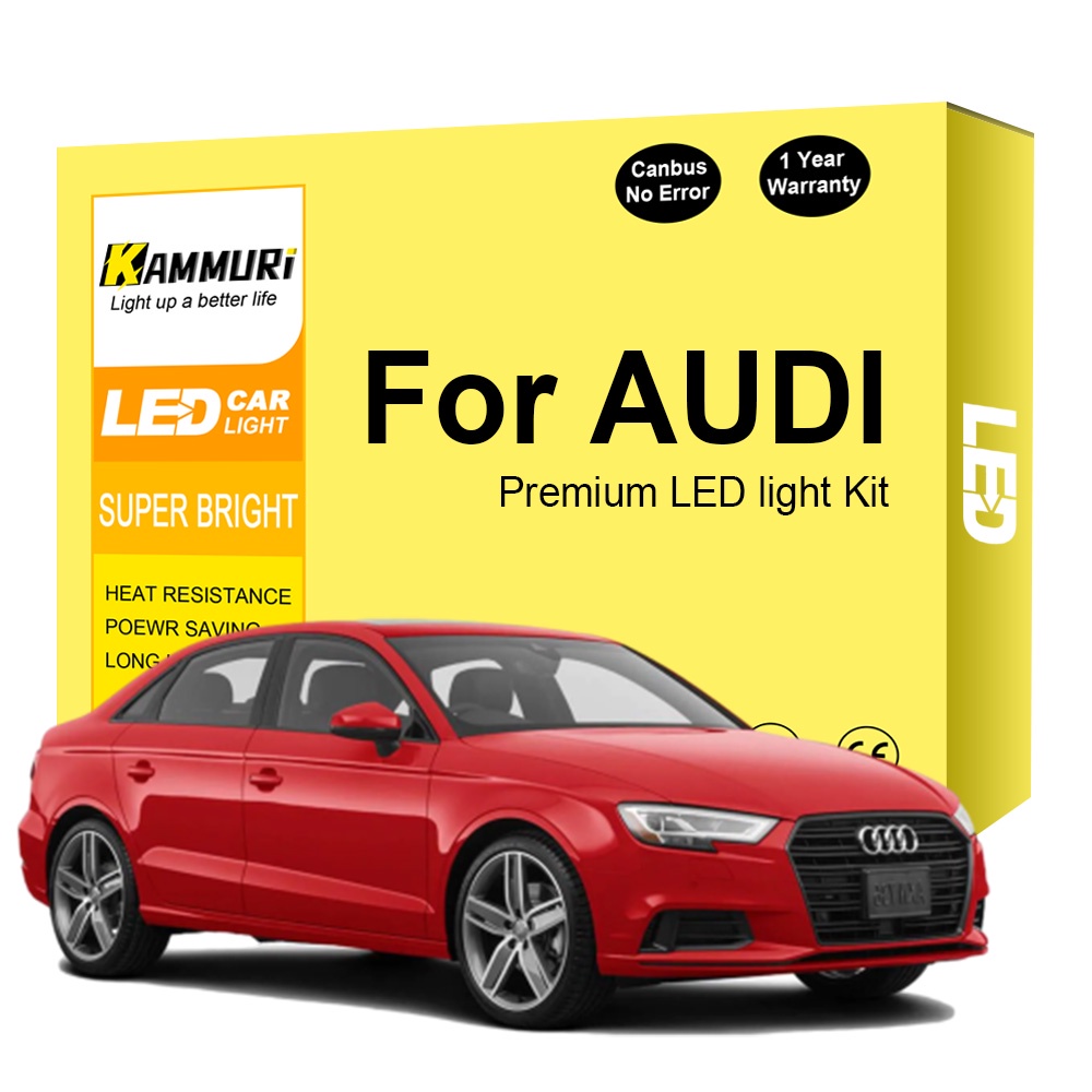 Led Interior Light Kit For Audi A3 8L 8V 8P A4 B5 B6 B7 B8 A5 A6 C5 C6 ...