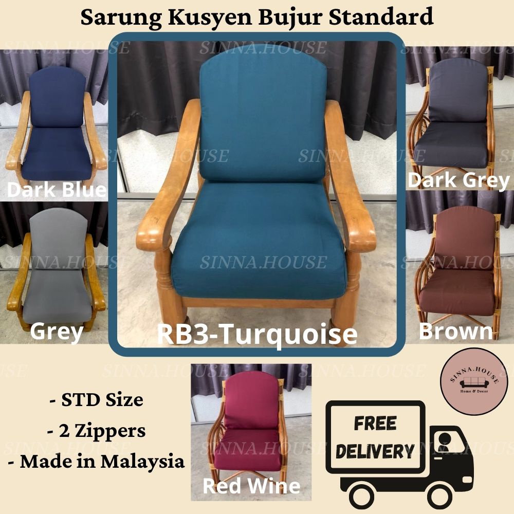 Sarung Kusyen BUJUR Bulat 12pcs Standard Round Contour Cushion Sofa ...