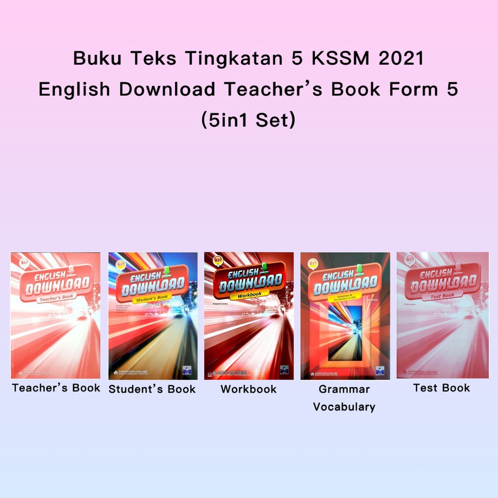 Textbook 2021 English Download Teacher's Book Form 5 (5in1 Set) - Buku ...