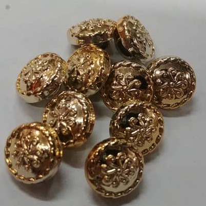 Metal Gold 100pcs Button Butang Emas 2101 10mm 100pc 1pack | Shopee ...