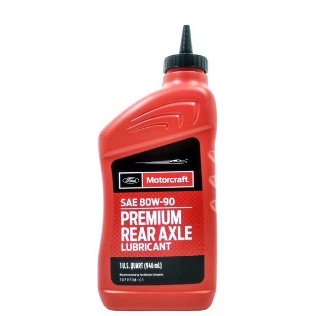 Ford Motorcraft Premium Front Axle Lubricant 80W90 (1 Quart / 946ml ...