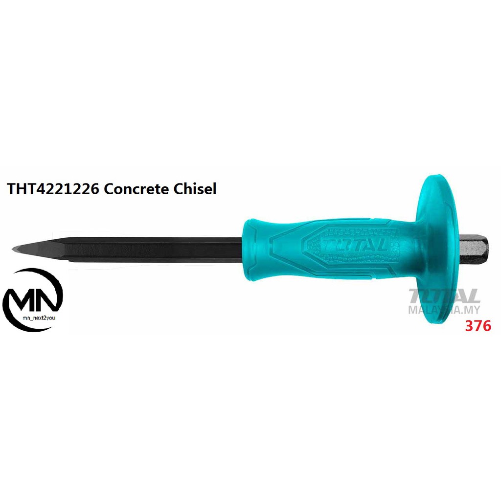 TOTAL THT4221226 Concrete Chisel | Shopee Malaysia