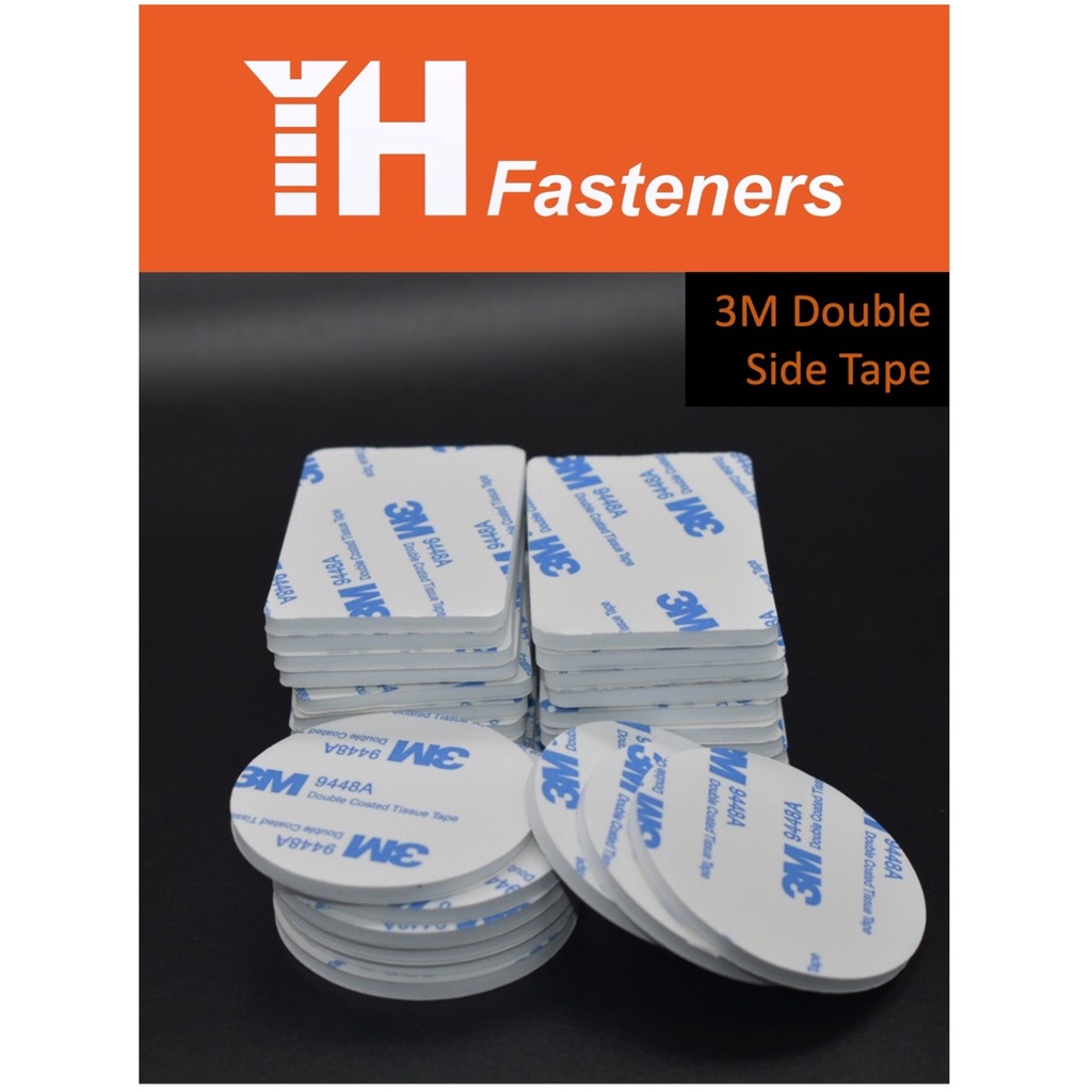 (10 pcs) 3M Eva Strong Trackless Double Sided Tape Sticker Foam 1.5 mm thick | Shopee Malaysia