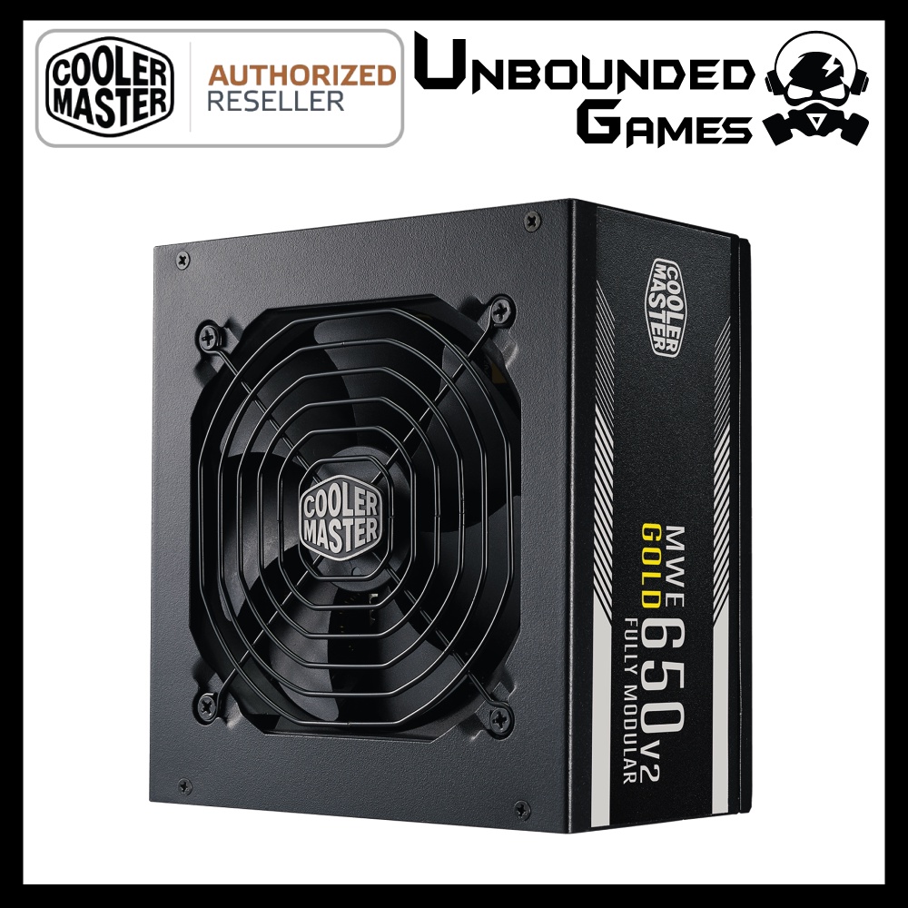 Cooler Master Power Supply MWE GOLD 650 V2 Full Modular | 80 Plus Gold ...