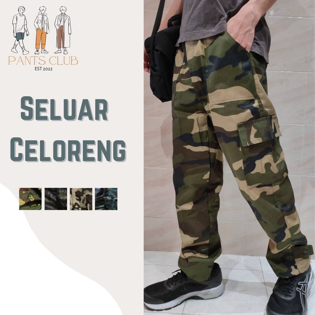 Seluar As.kar Panjang Lelaki / Seluar Celoreng Panjang / Seluar Kerja ...
