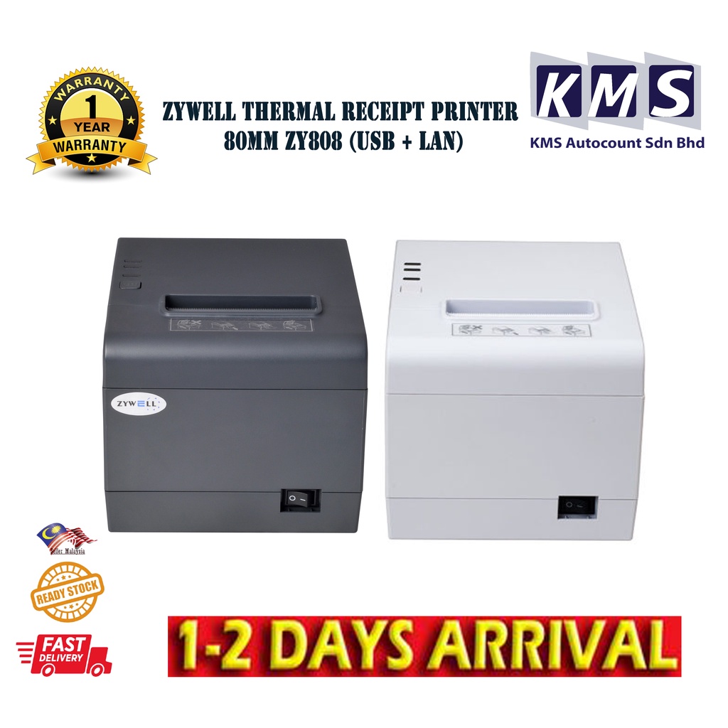 Zywell thermal receipt printer 80mm zy808 | Shopee Malaysia