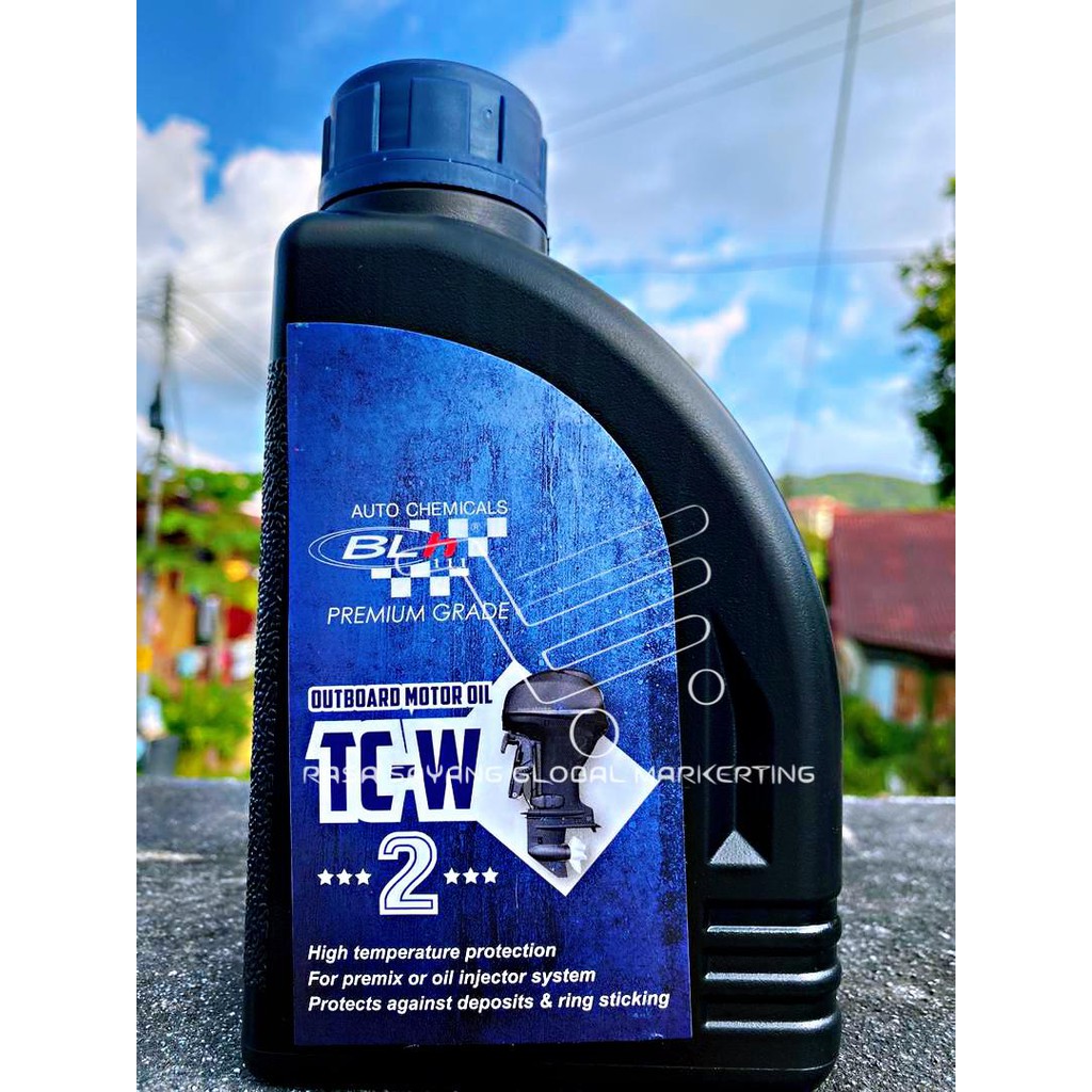 MINYAK 2T 0.5 LITRE BIRU UNTUK MESIN PERTANIAN ~ BLH TCW-2 BLUE 2T ...