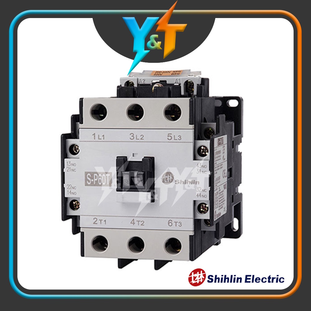 SHIHLIN Contactor SP9T SP11 SP12T SP21 SP30T SP35T SP40T SP50 SP60T 240VAC | Shopee Malaysia