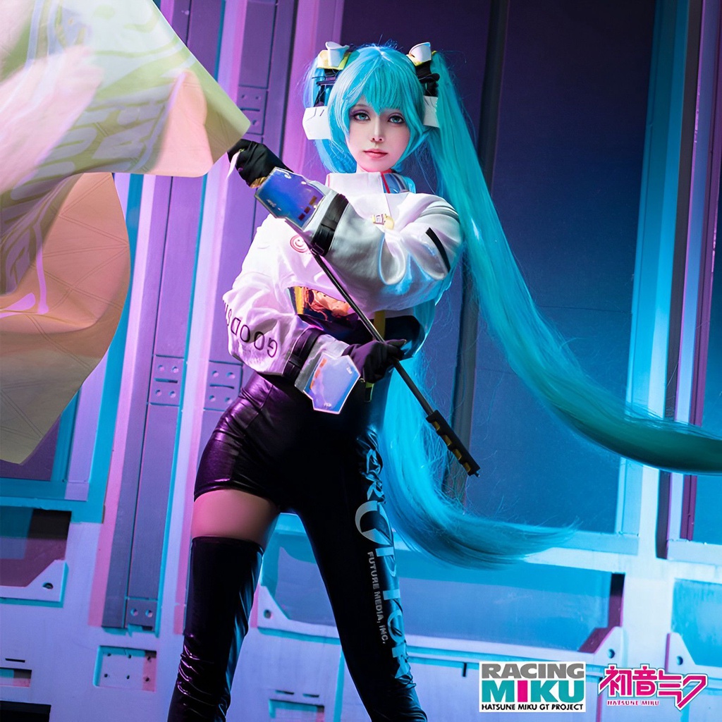 Anime Vocaloid Hatsunee 2022 Miku Racing Cosplay Costume Miku Sexy ...