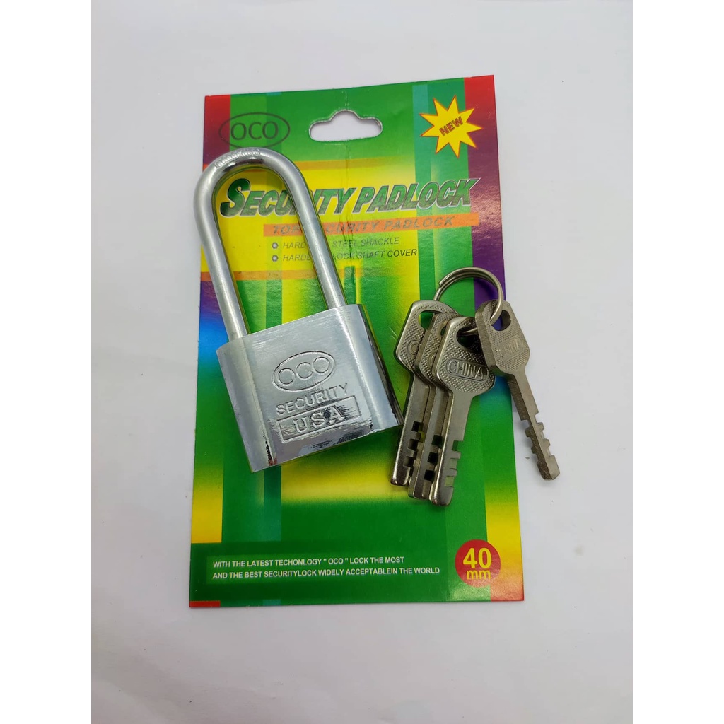 SECURITY PADLOCK 40MM (LONG) | Shopee Malaysia