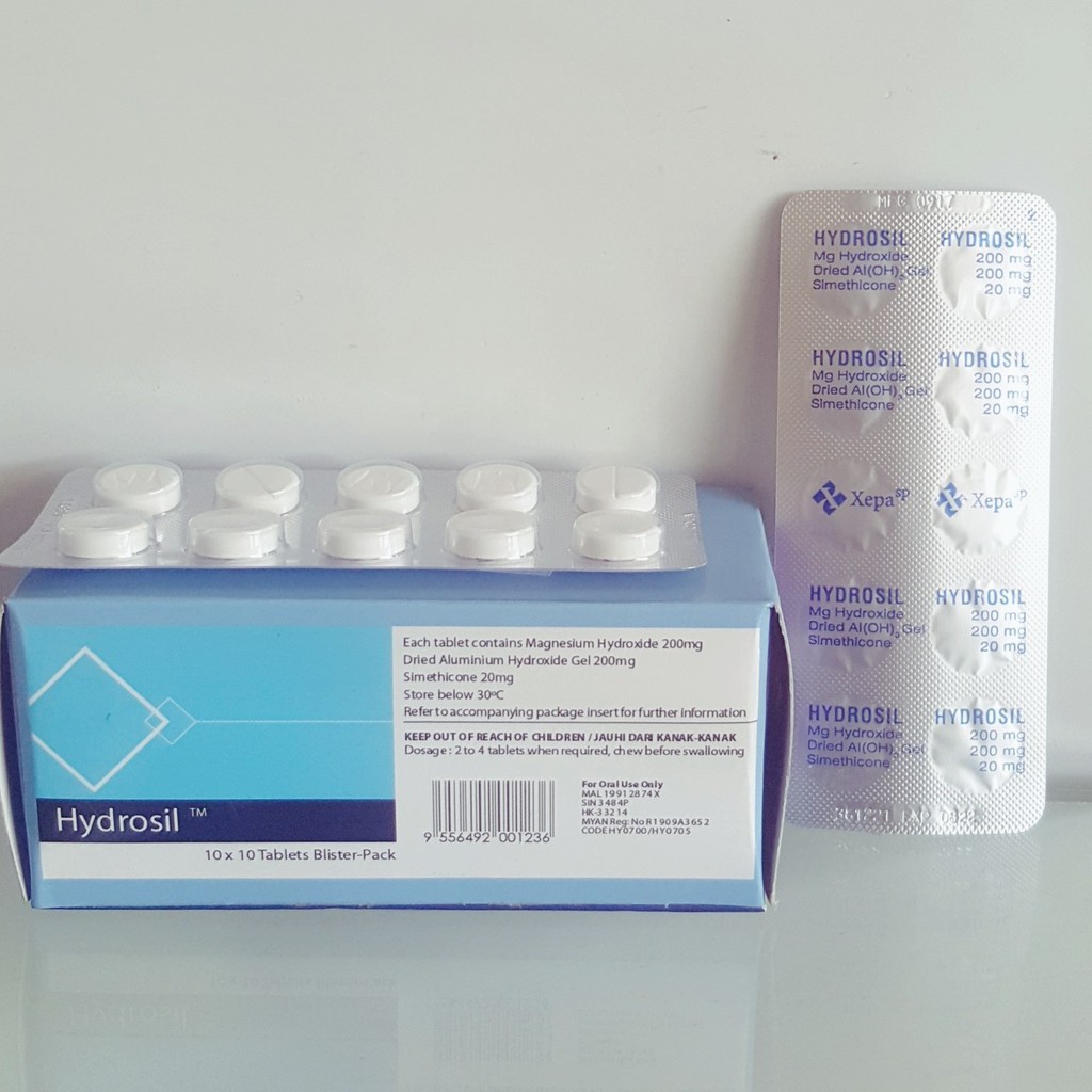 Xepa Hydrosil 500mg Tablets 1 x 10's | Shopee Malaysia