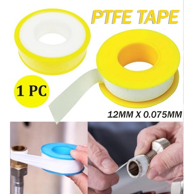 Water Pipe White PTFE Seal Tape | Paip Air Pita Pengedap PTFE Putih【White | Tape | 1 Piece ...