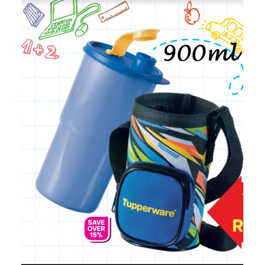 *New Jul20* Tupperware Thirstquake Tumbler with pouch 900ml Water ...