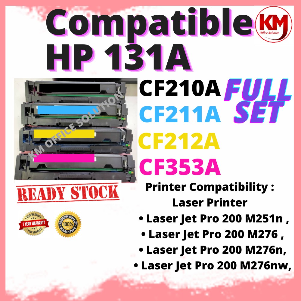 CF210A CF211A CF212A CF213A Compatible Toner HP 200 M251 M251n M276 ...