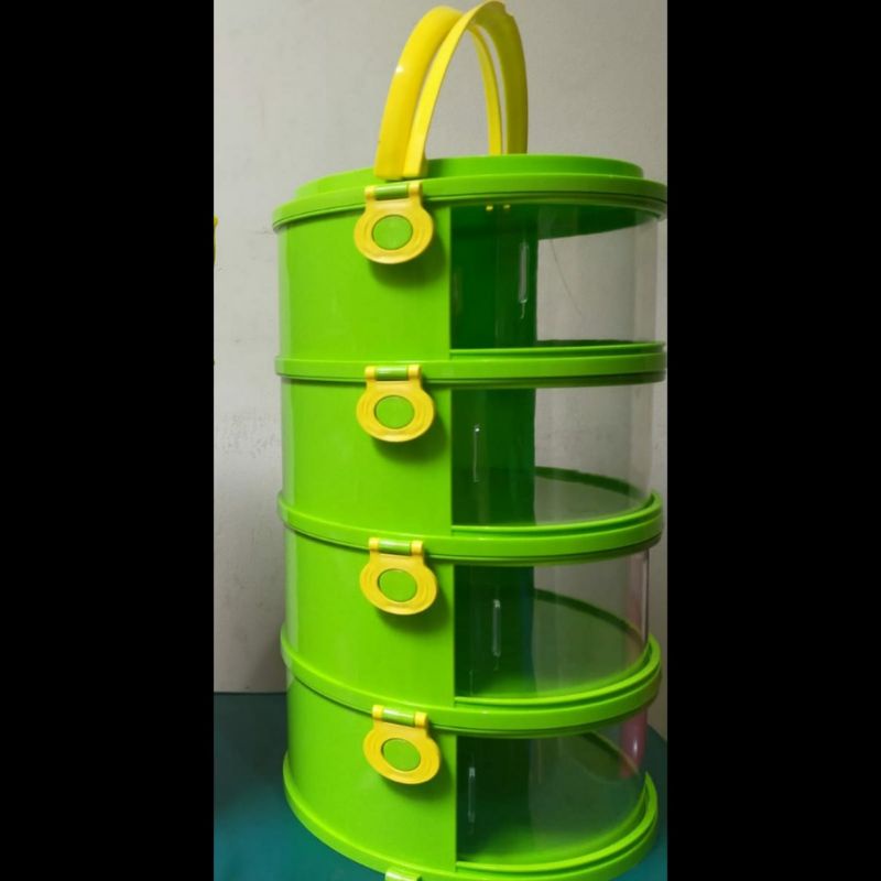 4-tier Serving Hood For Food Storage | Shopee Malaysia