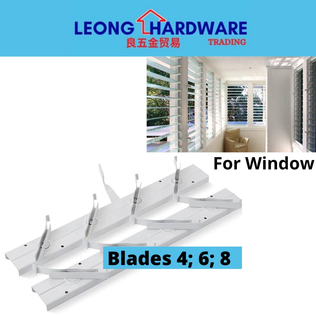 ONE PAIR METAL WINDOW LOUVER NACO TINGKAP CERMIN NAKO 百叶窗那哥 [4 , 6 , 8 ...