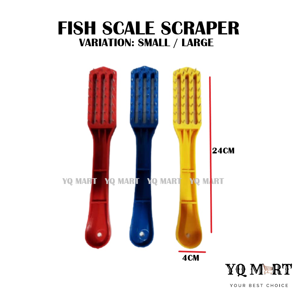 Fish Scale Scraper/Fish Grater Scaler Peeler/Alat Buang Sisik Ikan ...
