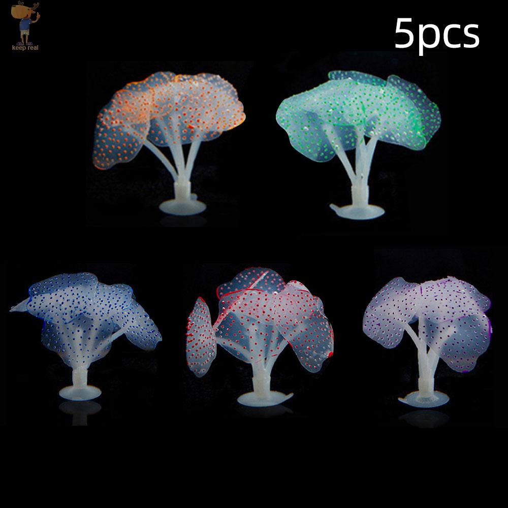 [NEW]Aquarium Reflective Mushroom Aquarium Decorations Decorative Fish ...