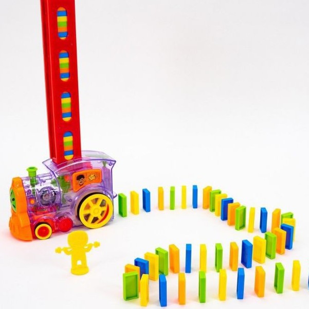 Electric Domino Train Set / Kids Electric Train Set / Permainan ...