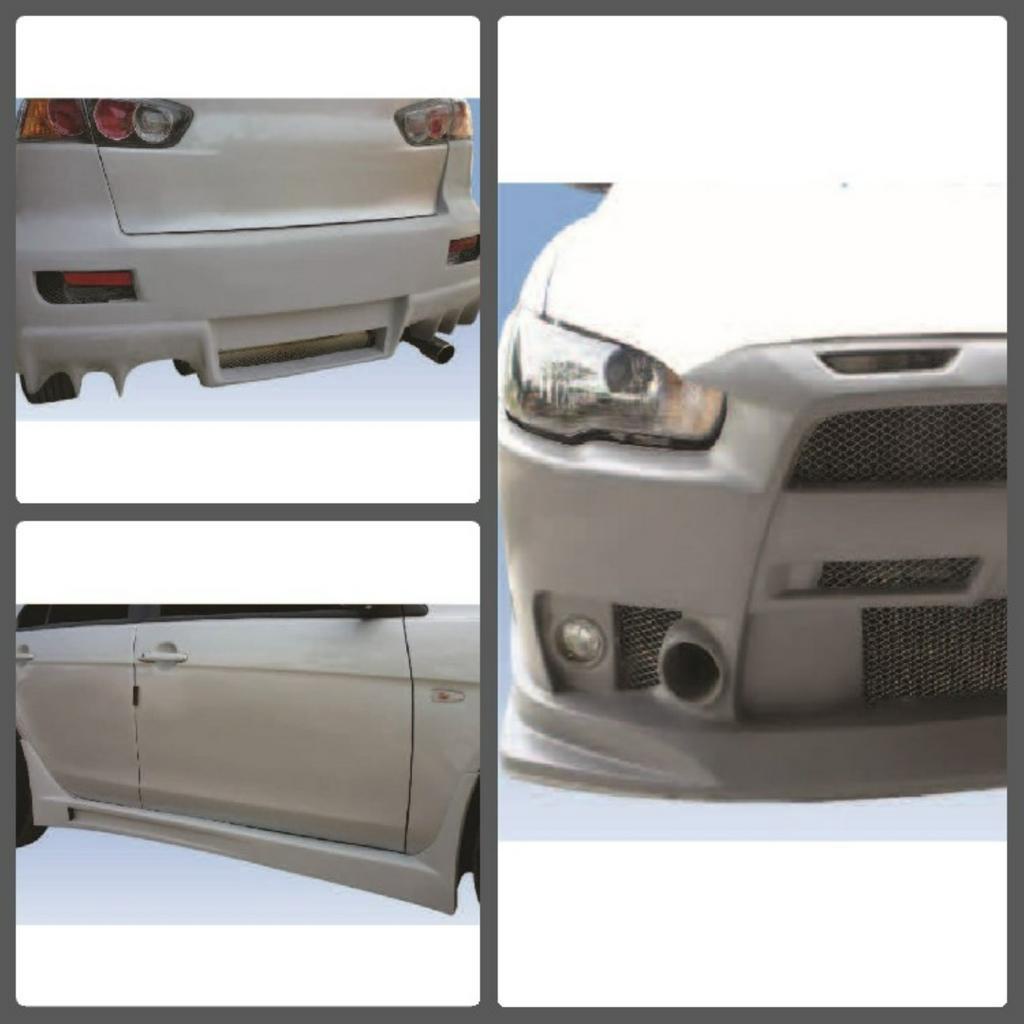 Proton Inspira 1st Generation EVO X 10 FQ400 Skirting Body Kit Fiber ...
