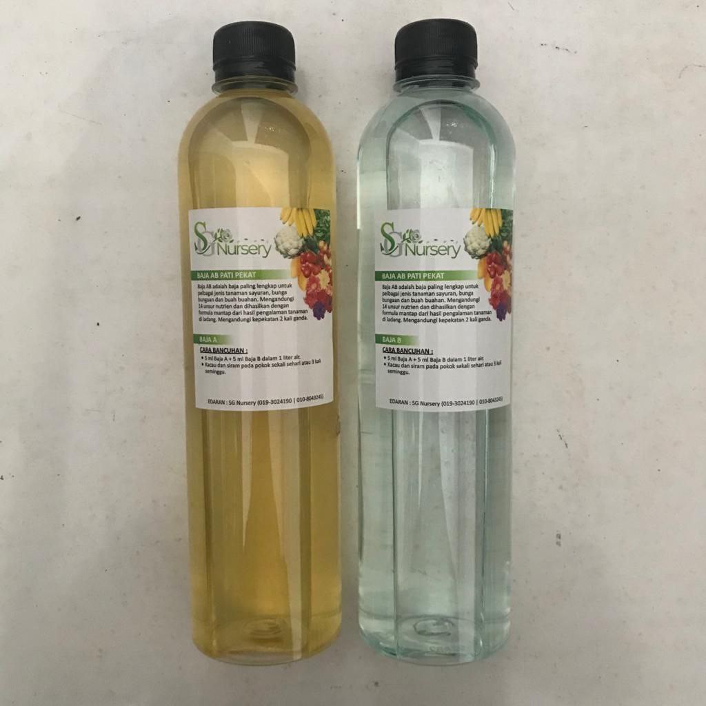 Set Baja AB Fertigasi Hidroponik - Hidroponic AB Fertilizer Nutrient ...