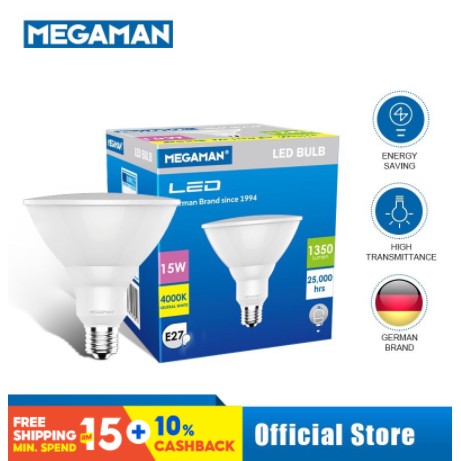 Megaman LED PAR38 E27 Bulb Down Light Replacement Halogen Spotlight ...