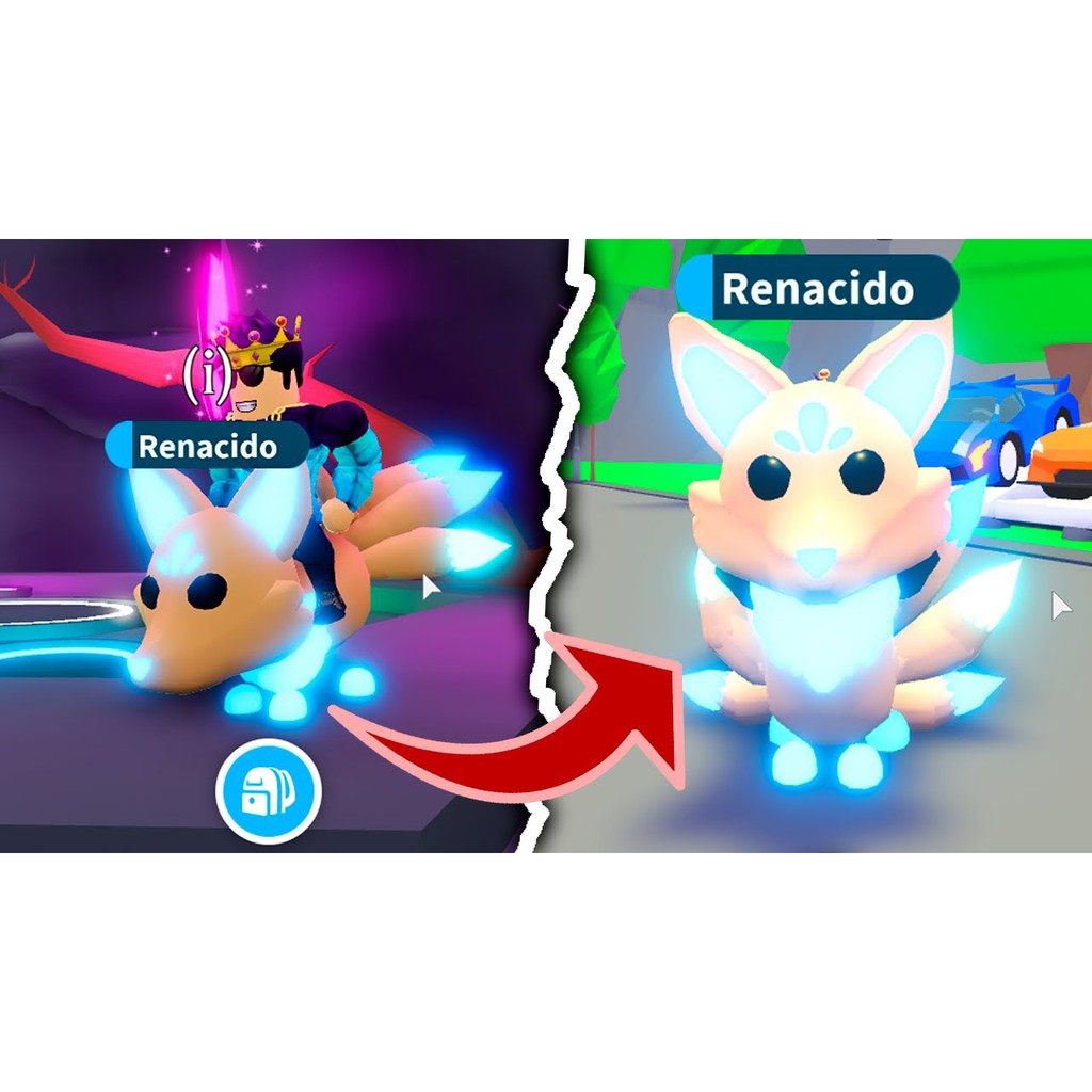 Adopt Me Legendary Neon Fly Ride Kitsune NFR | Shopee Malaysia