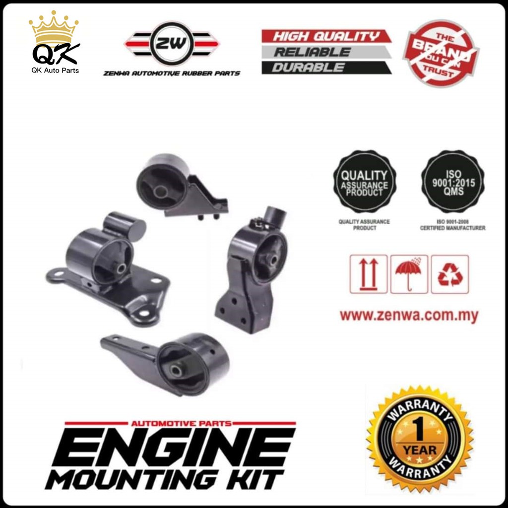 Proton Saga BLM 1.3 SAGA BLM ATM Manual Engine Mounting Kit Set (ZW ...