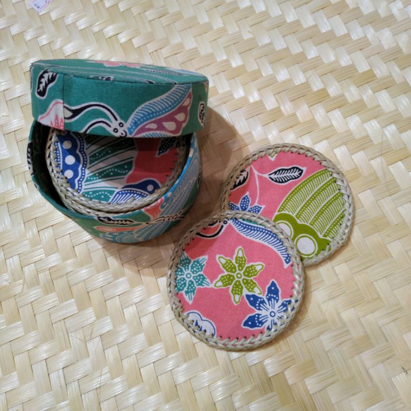 MALAYSIAN BATIK COASTER SET | Shopee Malaysia