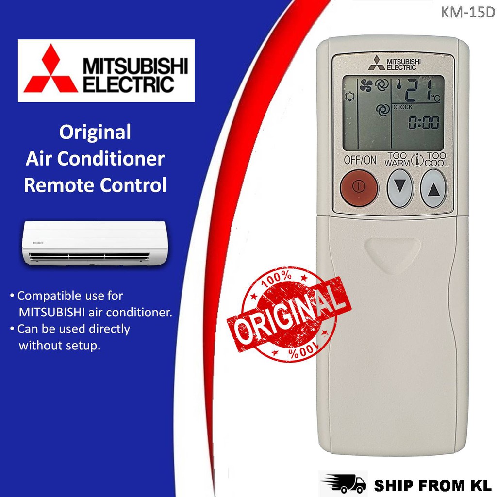 ***ORIGINAL*** MITSUBISHI AIR CONDITIONER REMOTE CONTROL (KM15D ...
