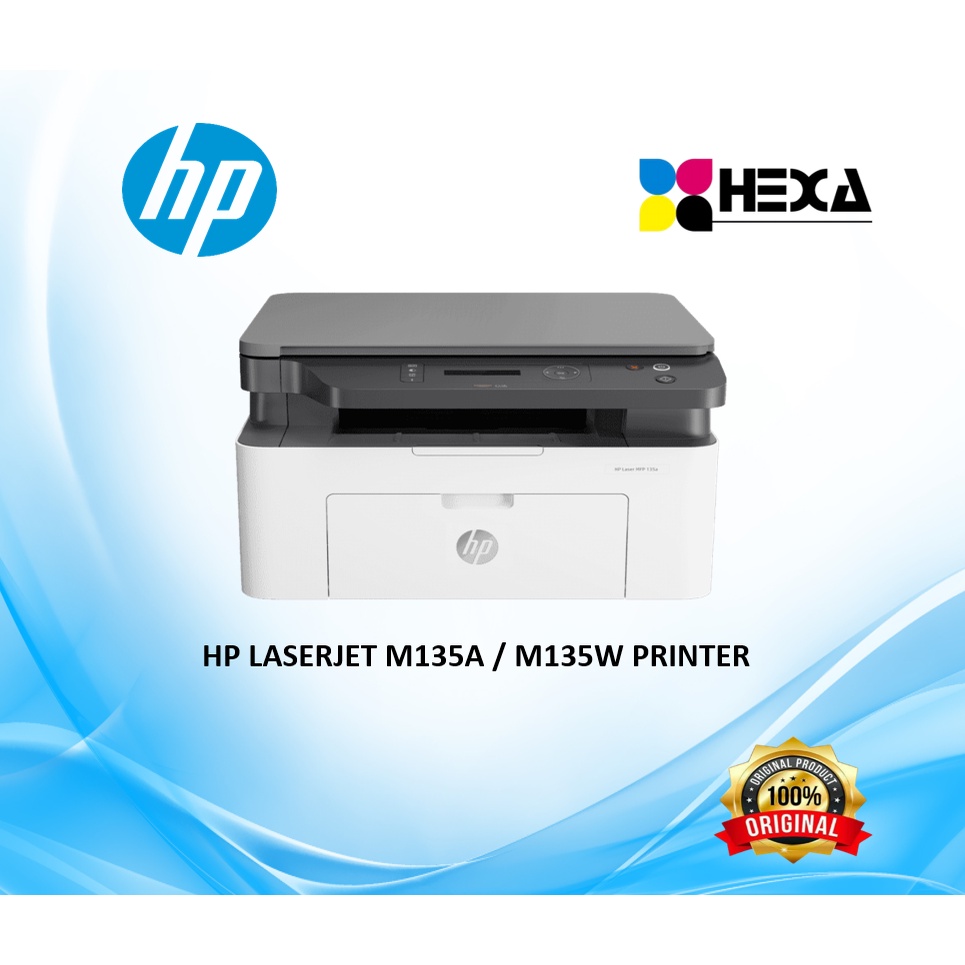 HP LASERJET MFP 135A / M135W PRINTER [ PRINT / SCAN / COPY/ WIRELESS] | Shopee Malaysia