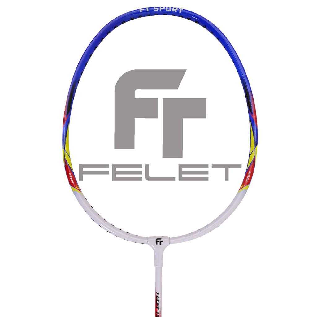 FELET Badminton Racket 1500 Power with String and FREE Cover | Shopee ...