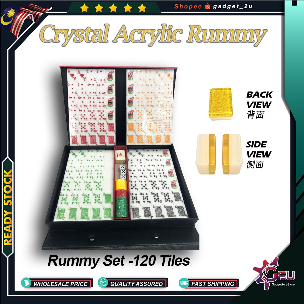 Premium Quality 3 Player,4 Player and Rummy Mahjong Set Mahjong ...
