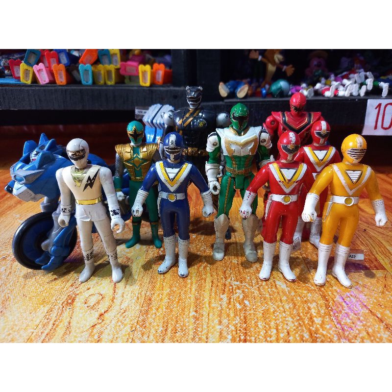 Power rangers Action Figure stunning fiveman less than mystic | Shopee ...