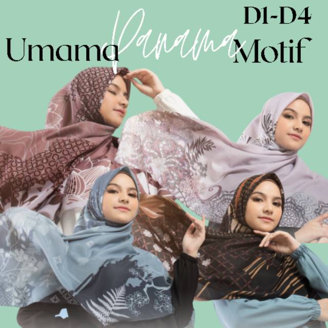 (3Ncore) Hijab Pattern VOAL PANAMA BY UMAMA | Shopee Malaysia