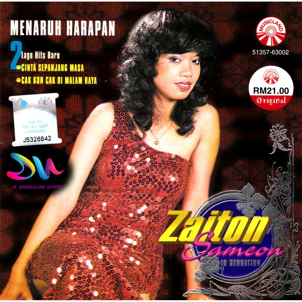 ZAITON SAMEON - IN SENSATION - MALAY CD SONG | Shopee Malaysia