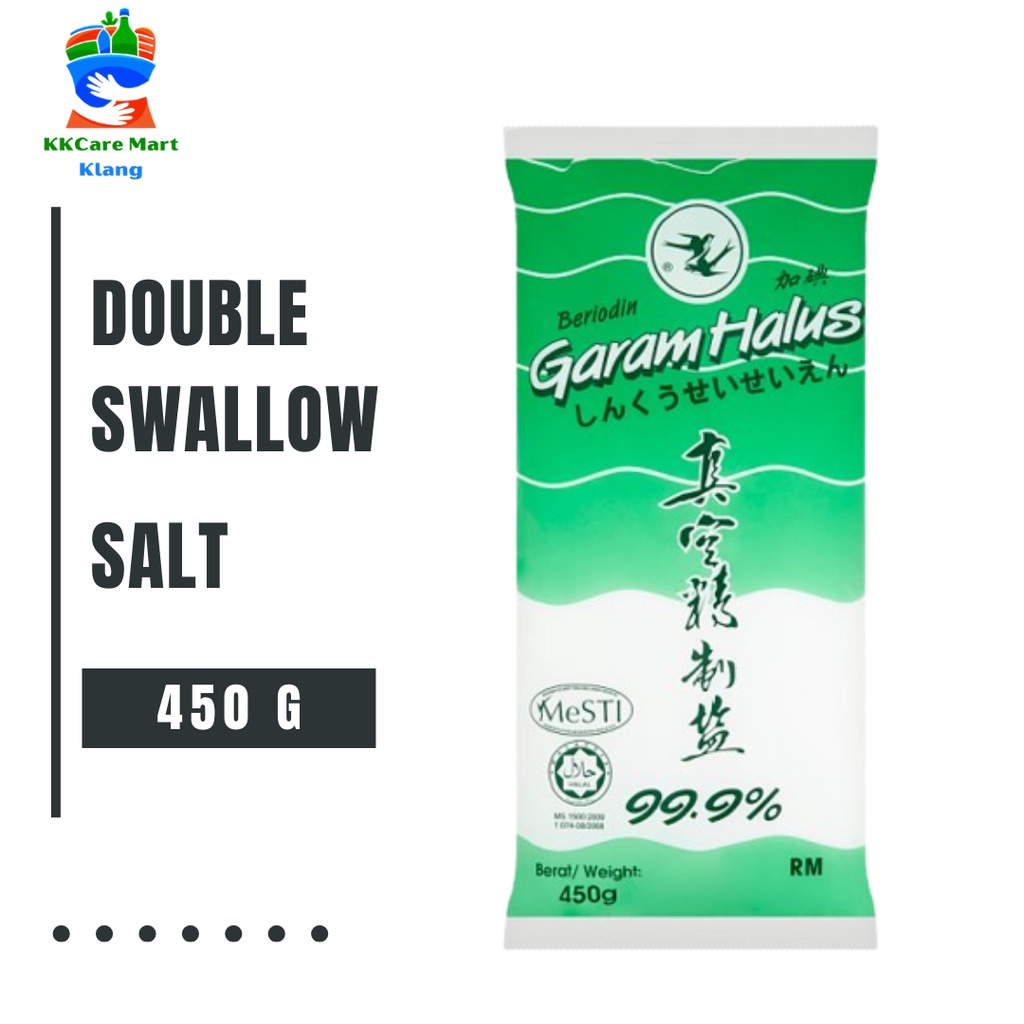 Double Swallow - Iodised Vacuum Salt - 450g | Shopee Malaysia
