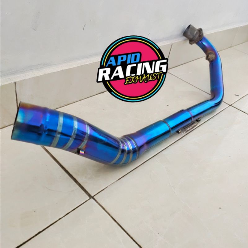 Header Exhaust racing full blue pnp motor sonic And supra GTR Inlet 50 ...