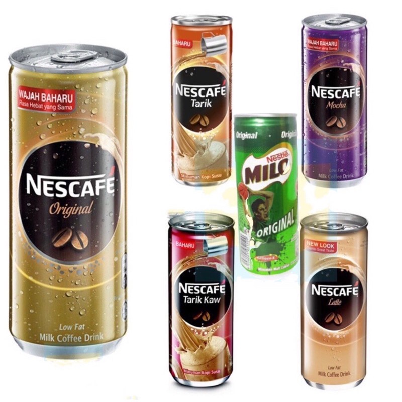 Nescafe & Milo Can / Nescafe & Milo Tin | Shopee Malaysia
