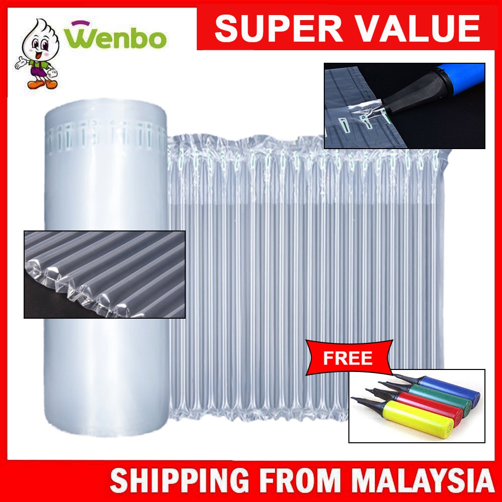 Wenbo Beg Udara 100 Meter Inflatable Air Packaging Protective Bubble ...