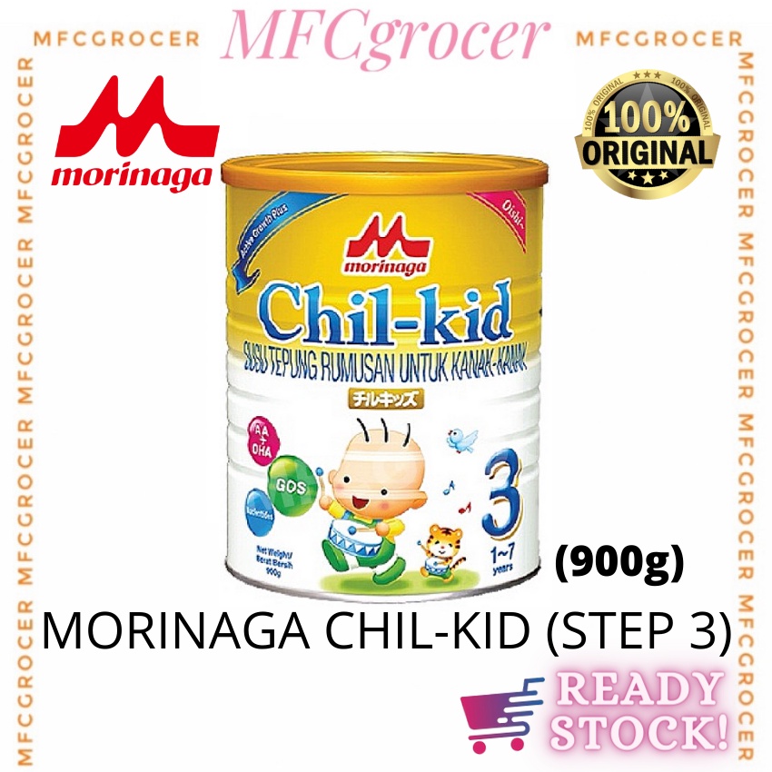 MORINAGA CHIL-KID STEP 3 (1-7 YEARS) 900g TIN Exp : 02/2025 | Shopee Malaysia