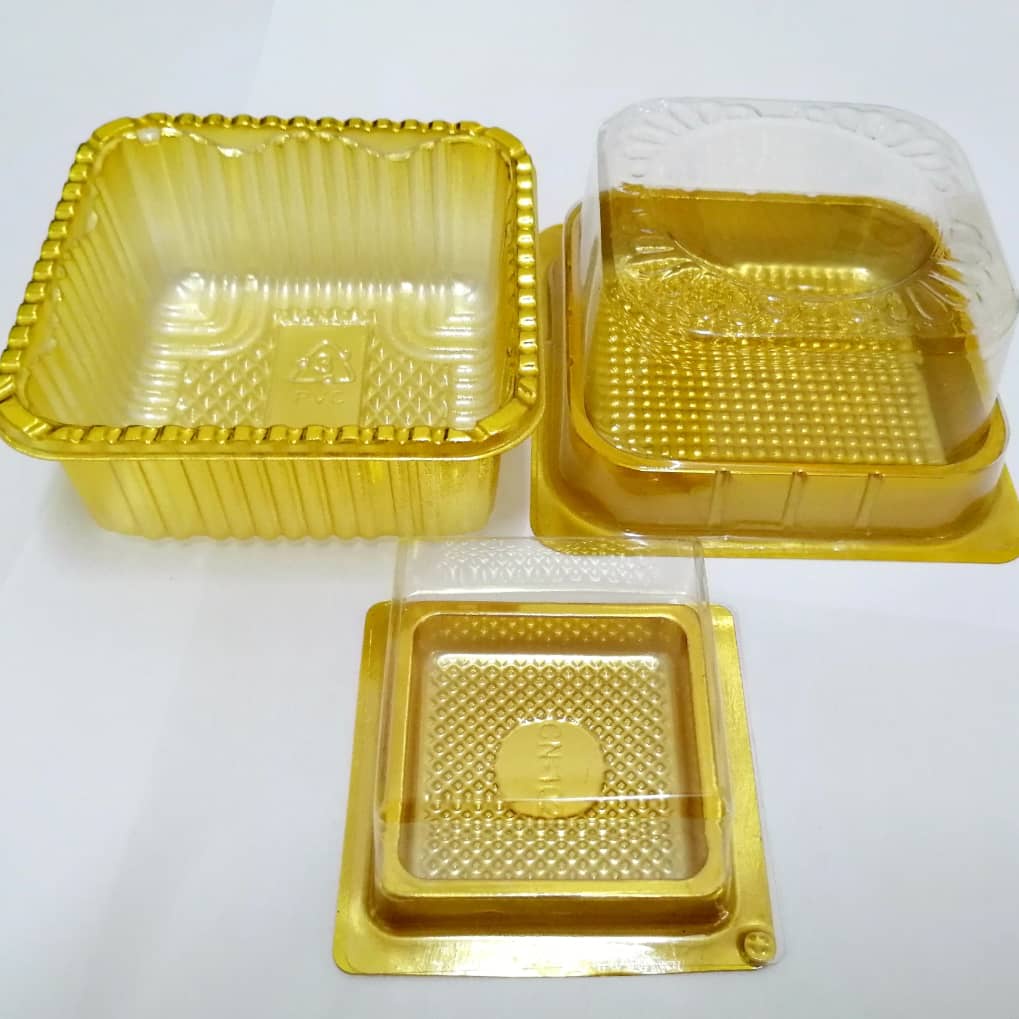 20pcs Transparent Mooncake Tray with Cover CN209/ CN102/ PVCMC1G Mini ...