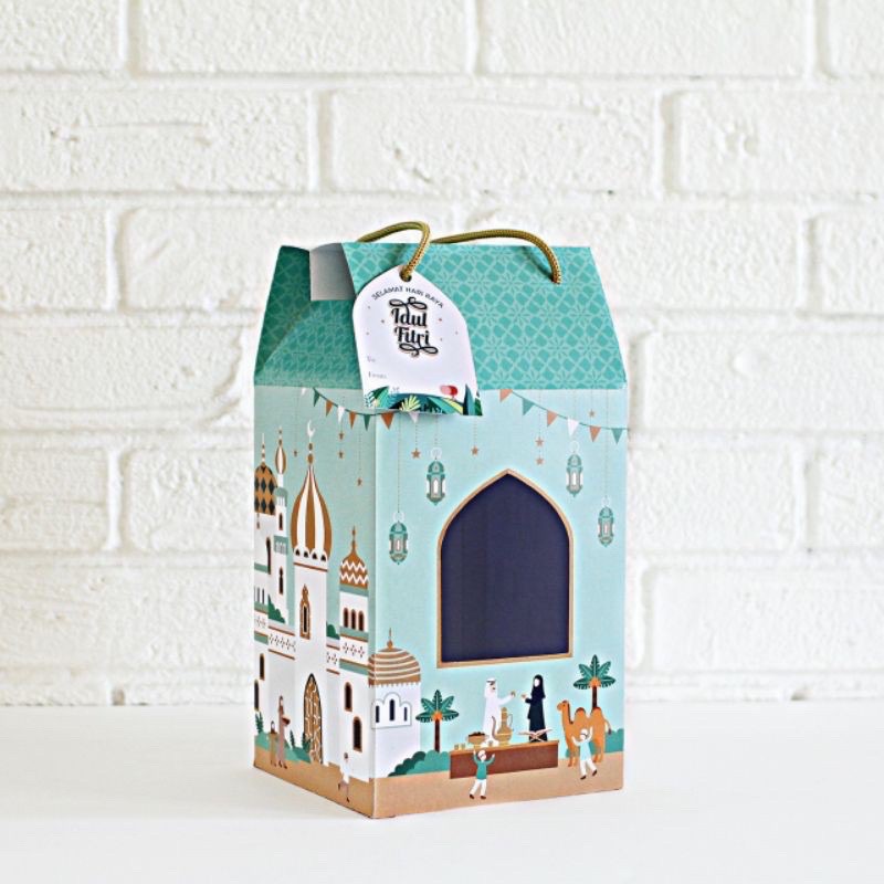 Cardboard Hampers Eid Cookies Box Dus / Eid Eid Packaging Contents 3 ...