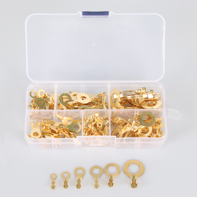 Car terminal 150pcs Ring Terminal Cable Lug Ring Terminal Electrical ...