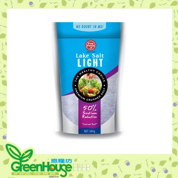 (6.6)LCP-FINE FOODS LAKE SALT LIGHT/300GM | Shopee Malaysia